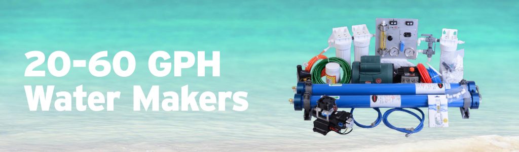 Desalination System for Boats | 20-60 GPH | Water Maker