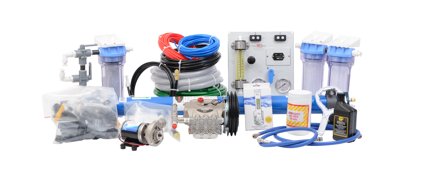 Piston Pump Watermaker for Boat | Cruise RO Water and Power